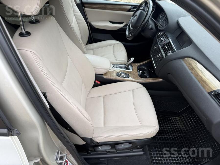 Dzeltens BMW X3 2012 Rēzekne, ar dzinēja tilpumu 2.00 L un nobraukumu 0 tūkst. km par 9250 €, foto 13 vietnē AUTOMOTO.COM.LV