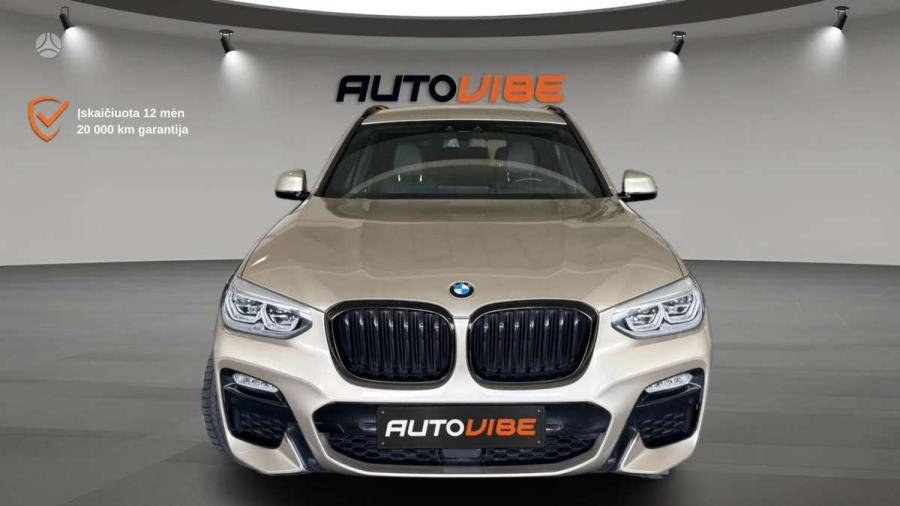 Yellow BMW X3 2019 in Vilnius, with an engine capacity of 2.00 L and mileage of 133 thousand km for 27666 €, photo 3 on AUTOMOTO.COM.LV