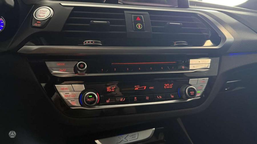 Yellow BMW X3 2019 in Vilnius, with an engine capacity of 2.00 L and mileage of 133 thousand km for 27666 €, photo 14 on AUTOMOTO.COM.LV