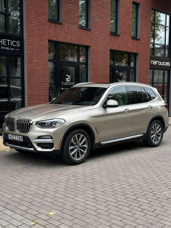 Yellow BMW X3 2019 in Klaipeda, with an engine capacity of 2.00 L and mileage of 91 thousand km for 27500 €, photo 3 on AUTOMOTO.COM.LV