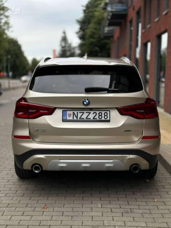 Yellow BMW X3 2019 in Klaipeda, with an engine capacity of 2.00 L and mileage of 91 thousand km for 27500 €, photo 6 on AUTOMOTO.COM.LV