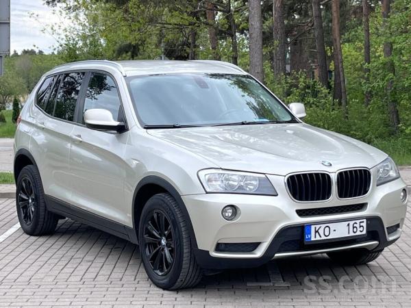 Yellow BMW X3 2011 in Jurmala, with an engine capacity of 2.00 L and mileage of 0 thousand km for 8750 €, photo 1 on AUTOMOTO.COM.LV