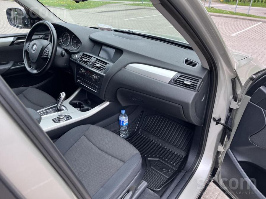 Yellow BMW X3 2011 in Jurmala, with an engine capacity of 2.00 L and mileage of 0 thousand km for 8750 €, photo 15 on AUTOMOTO.COM.LV