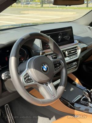 Black BMW X4 2024 in Riga, with an engine capacity of 3.00 L and mileage of 71 thousand km for 54340 €, photo 12 on AUTOMOTO.COM.LV