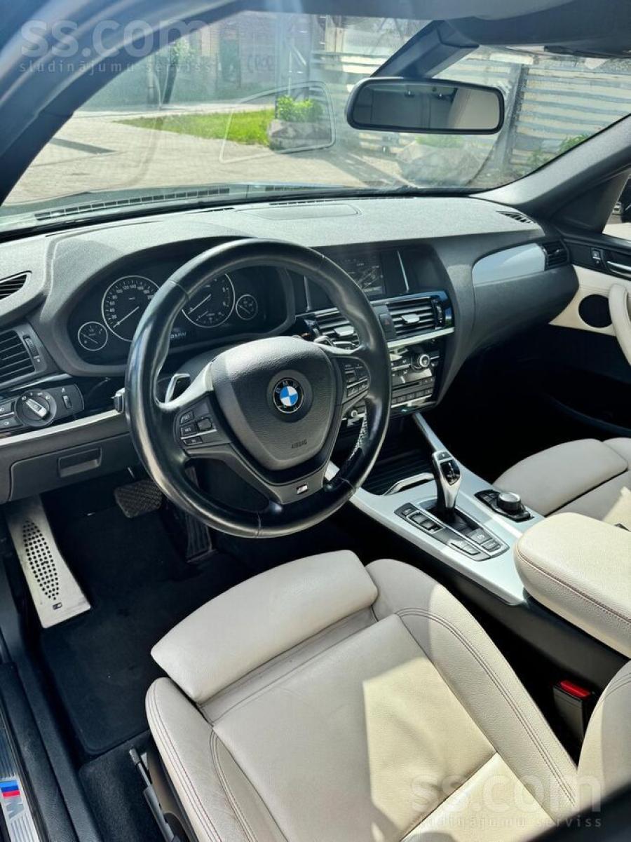 Black BMW X4 2014 in Riga, with an engine capacity of 3.00 L and mileage of 212 thousand km for 17000 €, photo 7 on AUTOMOTO.COM.LV