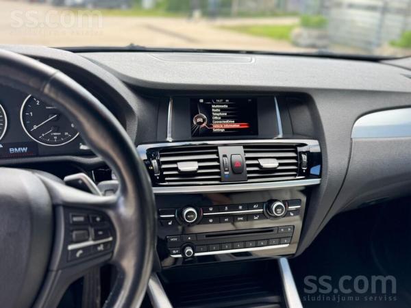 Black BMW X4 2014 in Riga, with an engine capacity of 3.00 L and mileage of 212 thousand km for 17000 €, photo 8 on AUTOMOTO.COM.LV