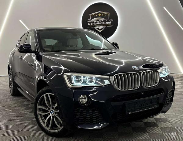 Black BMW X4 2014 in Marijampole, with an engine capacity of 2.99 L and mileage of 244 thousand km for 17650 €, photo 1 on AUTOMOTO.COM.LV
