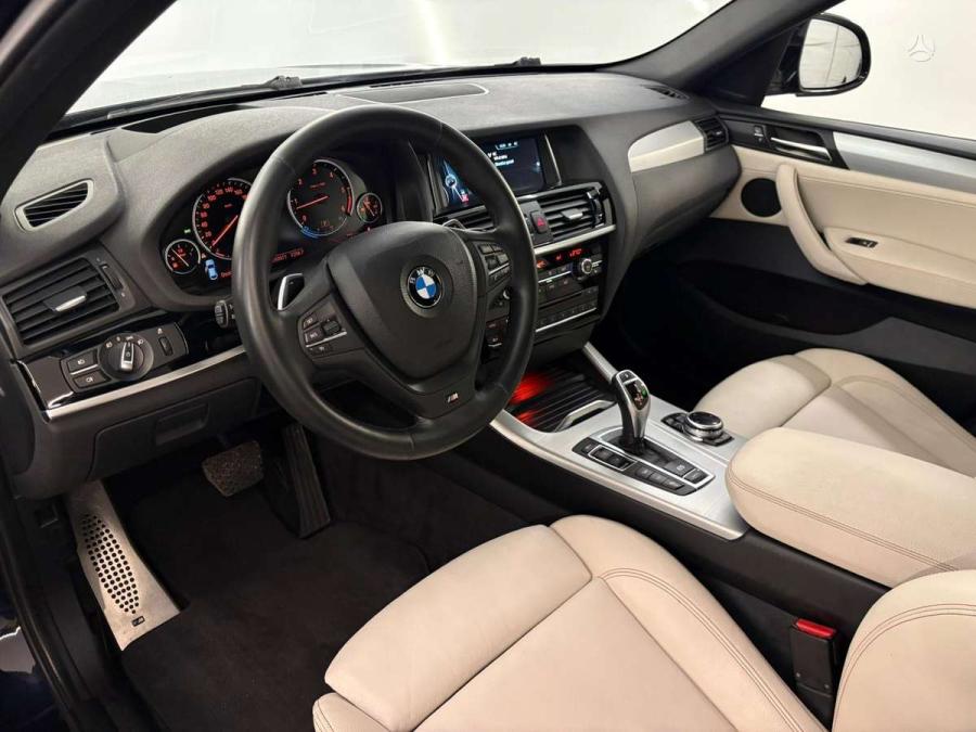 Black BMW X4 2014 in Marijampole, with an engine capacity of 2.99 L and mileage of 244 thousand km for 17650 €, photo 2 on AUTOMOTO.COM.LV