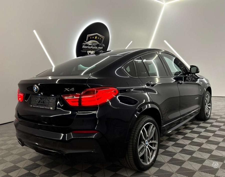 Black BMW X4 2014 in Marijampole, with an engine capacity of 2.99 L and mileage of 244 thousand km for 17650 €, photo 24 on AUTOMOTO.COM.LV