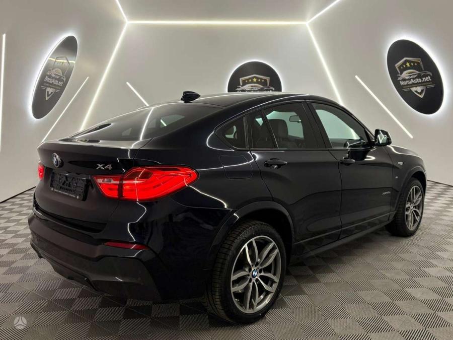 Black BMW X4 2014 in Marijampole, with an engine capacity of 2.99 L and mileage of 244 thousand km for 17650 €, photo 27 on AUTOMOTO.COM.LV