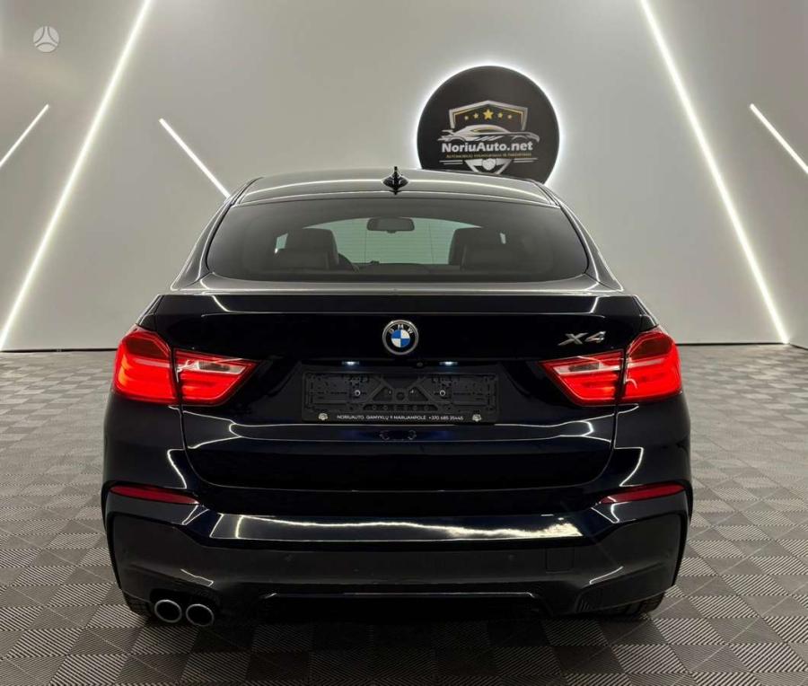 Black BMW X4 2014 in Marijampole, with an engine capacity of 2.99 L and mileage of 244 thousand km for 17650 €, photo 33 on AUTOMOTO.COM.LV