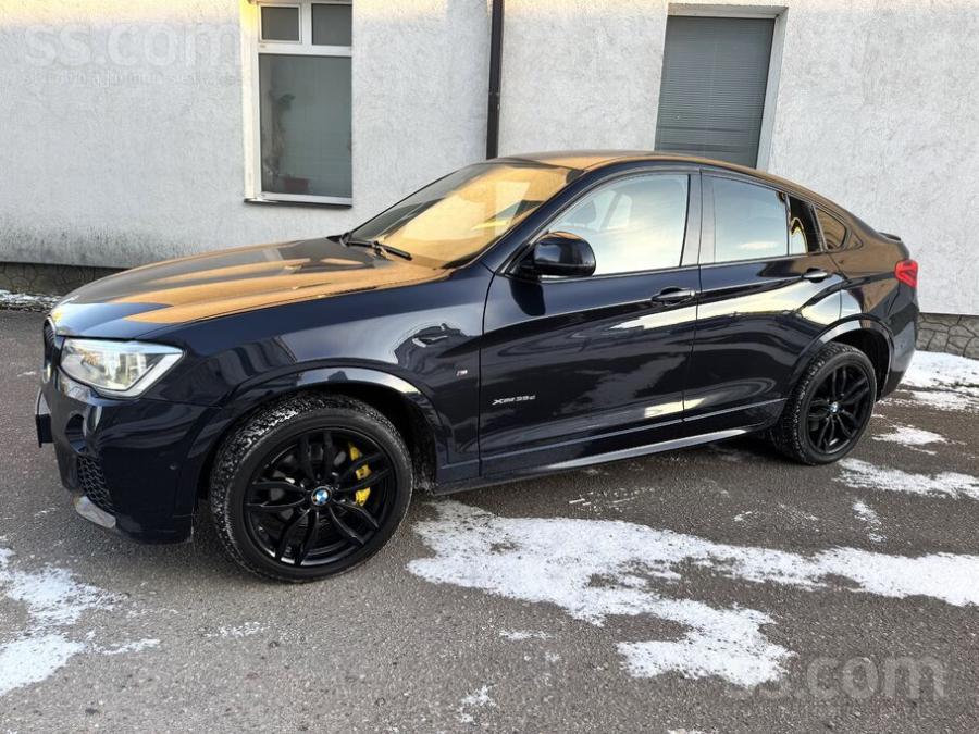 Melns BMW X4 2014 Rīga, ar dzinēja tilpumu 3.00 L un nobraukumu 260 tūkst. km par 17500 €, foto 4 vietnē AUTOMOTO.COM.LV