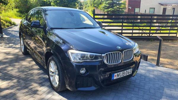 Black BMW X4 2014 in Vilnius, with an engine capacity of 2.99 L and mileage of 179 thousand km for 15600 €, photo 1 on AUTOMOTO.COM.LV