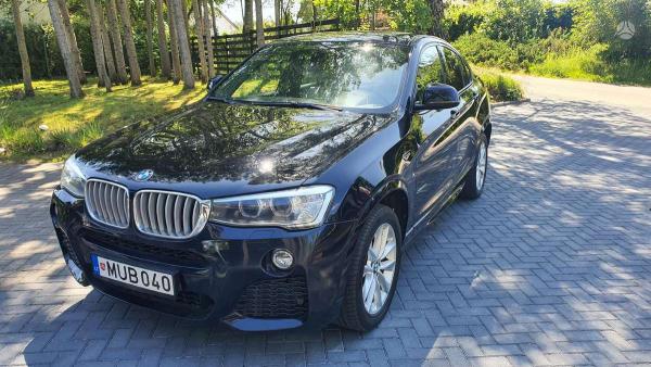 Black BMW X4 2014 in Vilnius, with an engine capacity of 2.99 L and mileage of 179 thousand km for 15600 €, photo 2 on AUTOMOTO.COM.LV