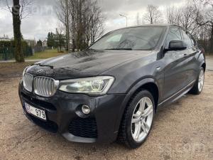Black BMW X4 2014 in Riga, with an engine capacity of 3.00 L and mileage of 257 thousand km for 14990 €, photo  on AUTOMOTO.COM.LV