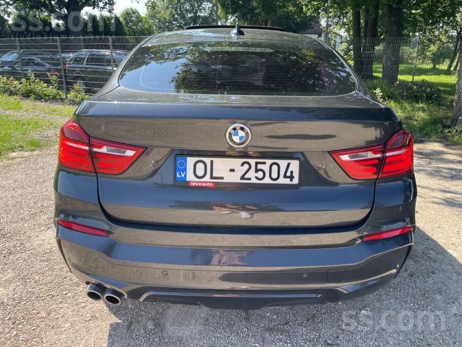 Melns BMW X4 2014 Rīga, ar dzinēja tilpumu 3.00 L un nobraukumu 259 tūkst. km par 13490 €, foto 5 vietnē AUTOMOTO.COM.LV