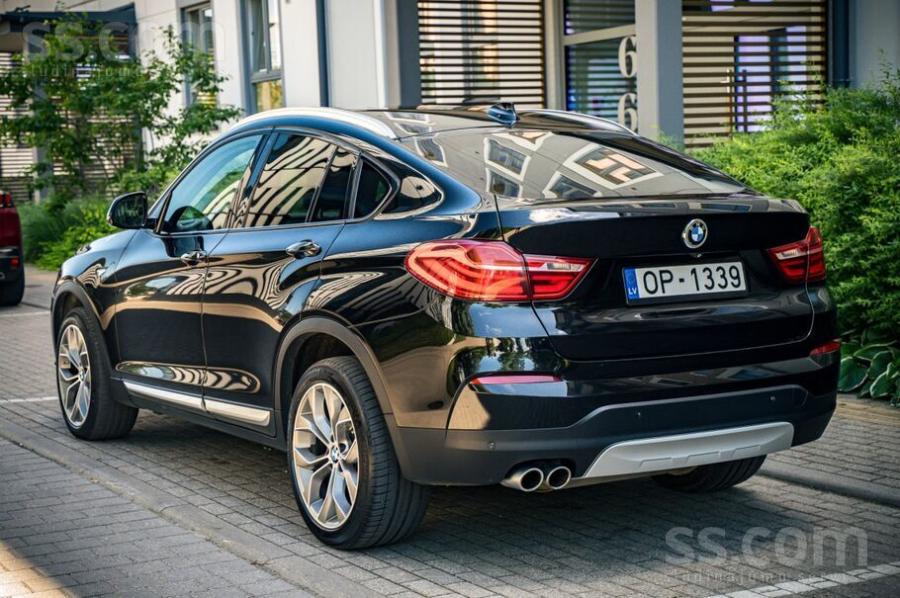 Melns BMW X4 2014 Rīga, ar dzinēja tilpumu 3.00 L un nobraukumu 260 tūkst. km par 14990 €, foto 7 vietnē AUTOMOTO.COM.LV