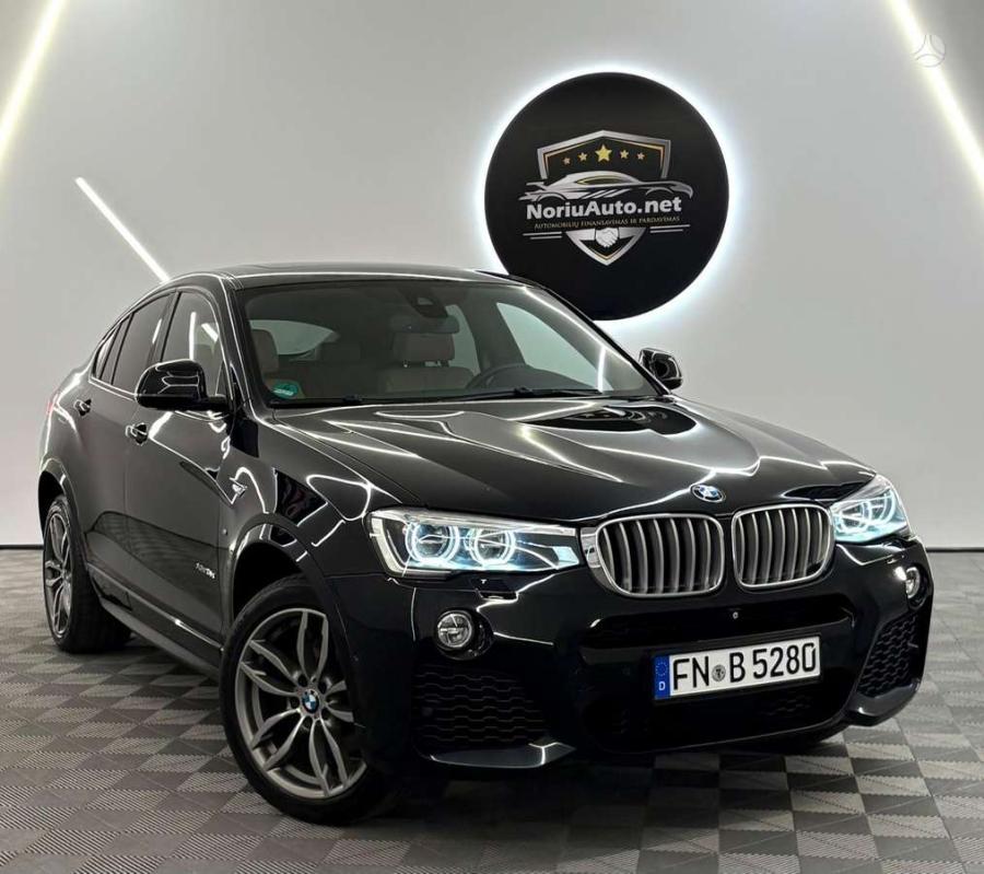 Melns BMW X4 2014 Marijampole, ar dzinēja tilpumu 2.99 L un nobraukumu 333 tūkst. km par 14950 €, foto 1 vietnē AUTOMOTO.COM.LV