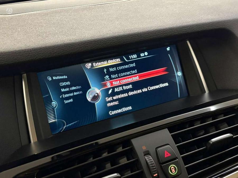 Melns BMW X4 2014 Marijampole, ar dzinēja tilpumu 2.99 L un nobraukumu 333 tūkst. km par 14950 €, foto 11 vietnē AUTOMOTO.COM.LV