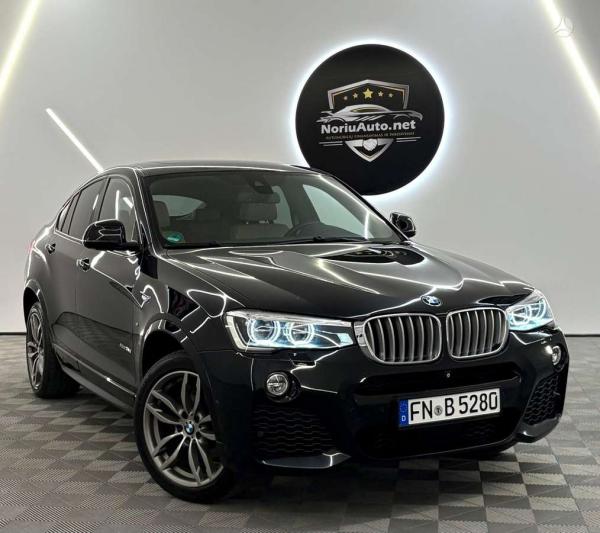 Black BMW X4 2014 in Marijampole, with an engine capacity of 2.99 L and mileage of 333 thousand km for 14750 €, photo 1 on AUTOMOTO.COM.LV