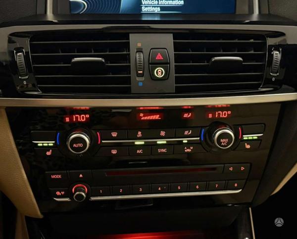 Black BMW X4 2014 in Marijampole, with an engine capacity of 2.99 L and mileage of 333 thousand km for 14750 €, photo 6 on AUTOMOTO.COM.LV