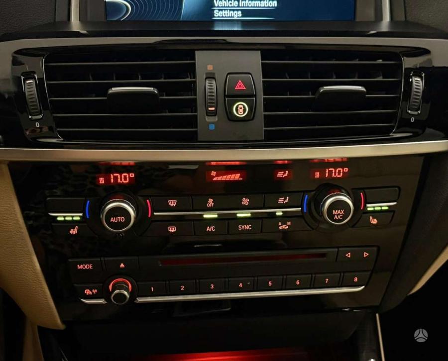 Black BMW X4 2014 in Marijampole, with an engine capacity of 2.99 L and mileage of 333 thousand km for 14750 €, photo 6 on AUTOMOTO.COM.LV