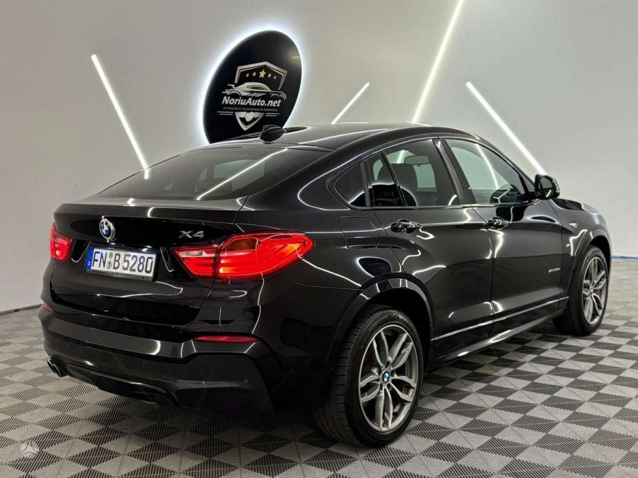 Black BMW X4 2014 in Marijampole, with an engine capacity of 2.99 L and mileage of 333 thousand km for 14750 €, photo 24 on AUTOMOTO.COM.LV