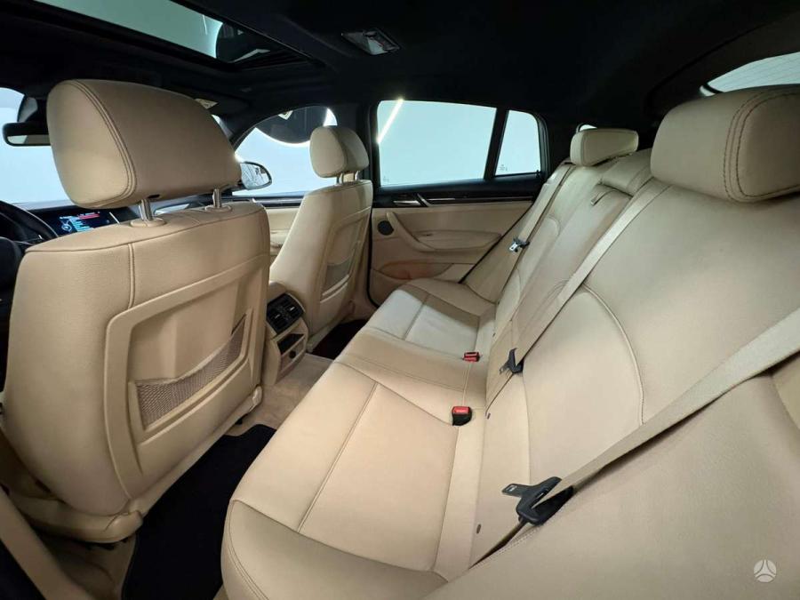 Black BMW X4 2014 in Marijampole, with an engine capacity of 2.99 L and mileage of 333 thousand km for 14750 €, photo 32 on AUTOMOTO.COM.LV