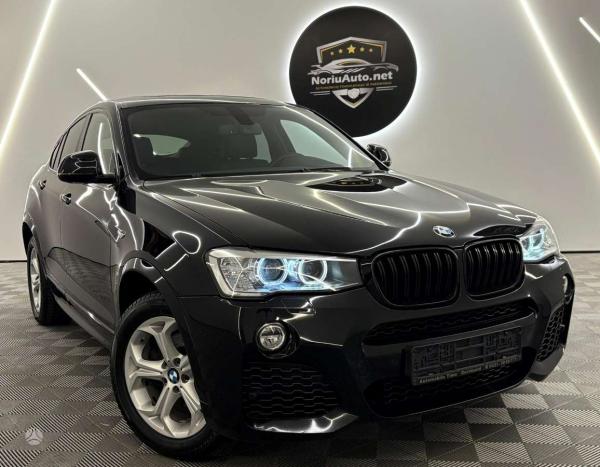 Melns BMW X4 2015 Marijampole, ar dzinēja tilpumu 2.99 L un nobraukumu 232 tūkst. km par 16999 €, foto 1 vietnē AUTOMOTO.COM.LV