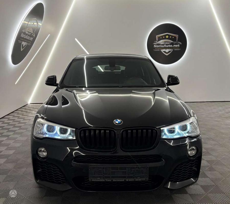 Black BMW X4 2015 in Marijampole, with an engine capacity of 2.99 L and mileage of 232 thousand km for 16999 €, photo 27 on AUTOMOTO.COM.LV