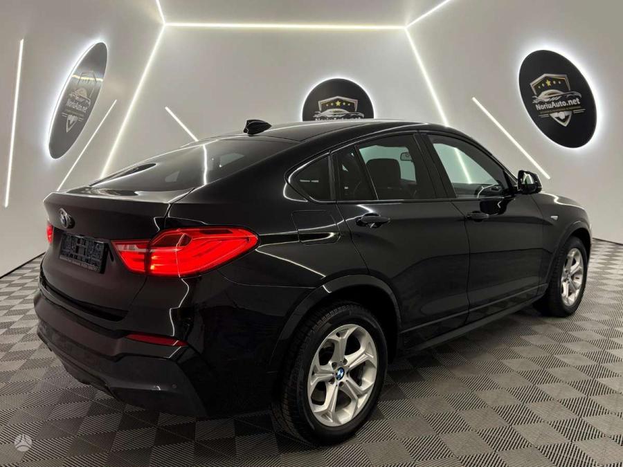 Black BMW X4 2015 in Marijampole, with an engine capacity of 2.99 L and mileage of 232 thousand km for 16999 €, photo 32 on AUTOMOTO.COM.LV