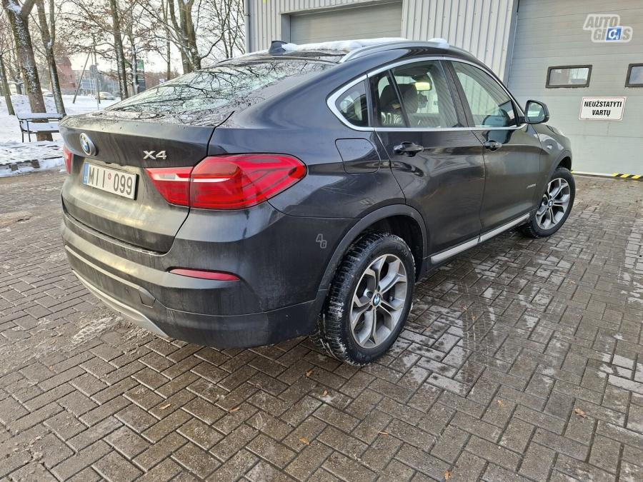 Melns BMW X4 2015 Panevēža, ar dzinēja tilpumu 2.00 L un nobraukumu 248 tūkst. km par 17950 €, foto 5 vietnē AUTOMOTO.COM.LV