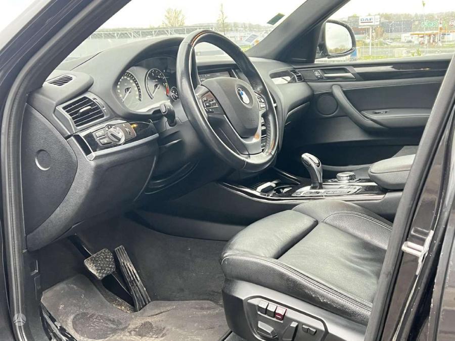 Black BMW X4 2015 in Vilnius, with an engine capacity of 2.99 L and mileage of 102 thousand km for 16000 €, photo 20 on AUTOMOTO.COM.LV