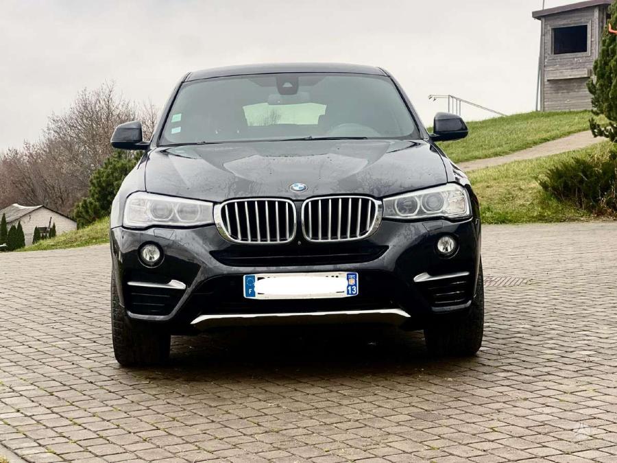 Black BMW X4 2015 in Vilnius, with an engine capacity of 2.99 L and mileage of 102 thousand km for 16000 €, photo 33 on AUTOMOTO.COM.LV