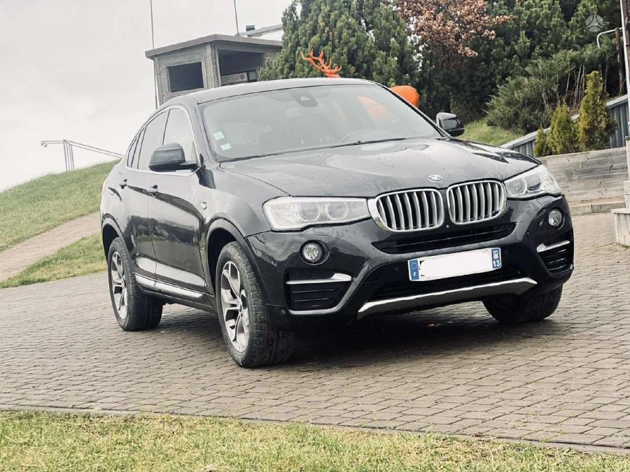 Black BMW X4 2015 in Vilnius, with an engine capacity of 2.99 L and mileage of 102 thousand km for 16000 €, photo 34 on AUTOMOTO.COM.LV