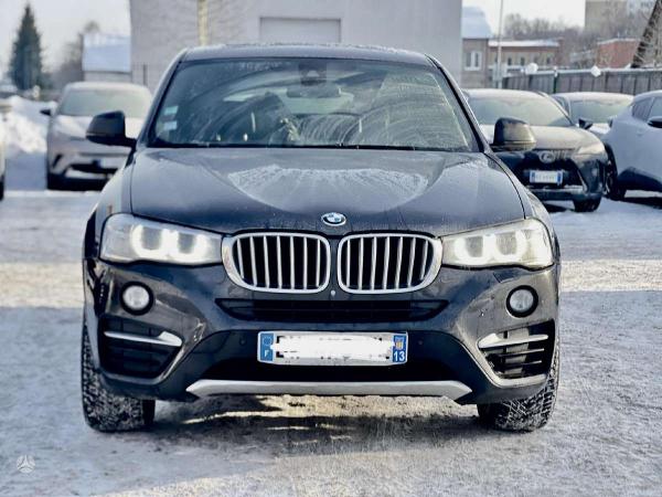 Black BMW X4 2015 in Vilnius, with an engine capacity of 2.99 L and mileage of 102 thousand km for 17300 €, photo 2 on AUTOMOTO.COM.LV