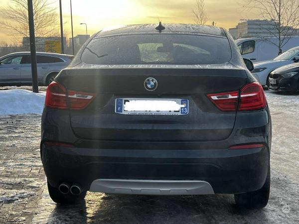 Black BMW X4 2015 in Vilnius, with an engine capacity of 2.99 L and mileage of 102 thousand km for 17300 €, photo 10 on AUTOMOTO.COM.LV