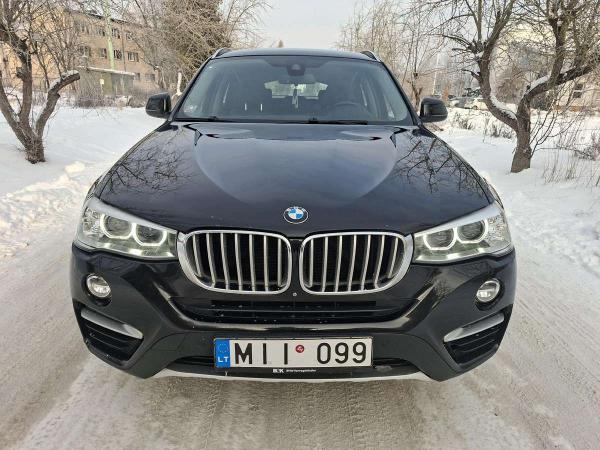 Black BMW X4 2015 in Panevezys, with an engine capacity of 2.00 L and mileage of 248 thousand km for 17300 €, photo 3 on AUTOMOTO.COM.LV