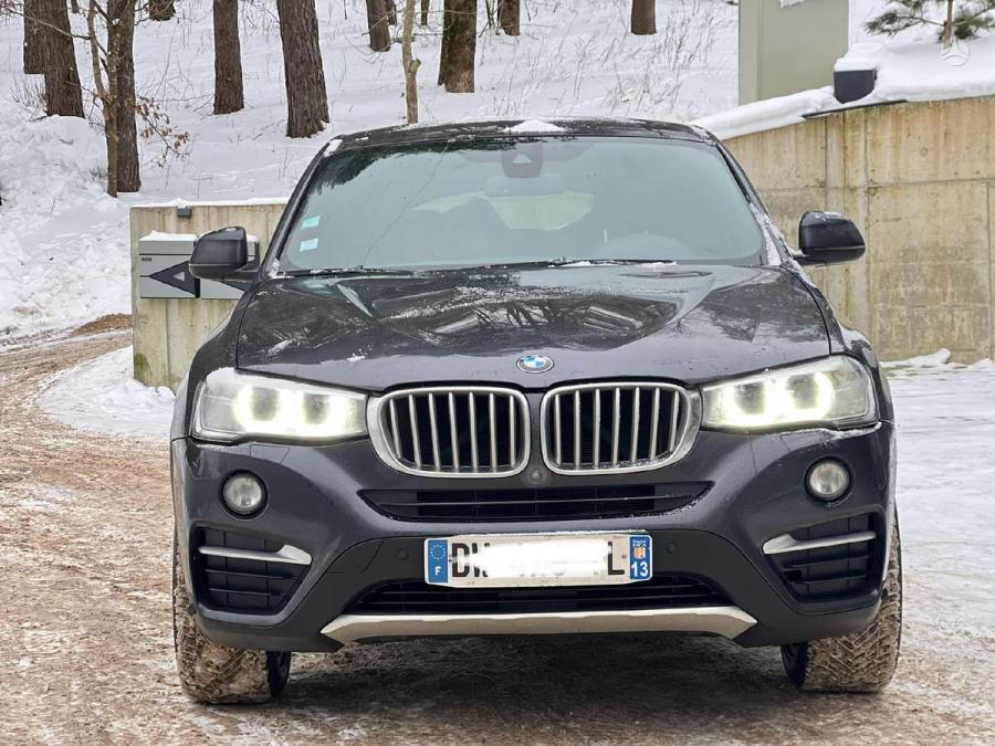 Melns BMW X4 2015 Viļņa, ar dzinēja tilpumu 2.99 L un nobraukumu 100 tūkst. km par 16999 €, foto 24 vietnē AUTOMOTO.COM.LV