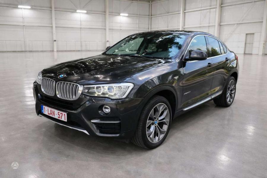 Black BMW X4 2015 in Vilnius, with an engine capacity of 2.00 L and mileage of 219 thousand km for 17600 €, photo 1 on AUTOMOTO.COM.LV