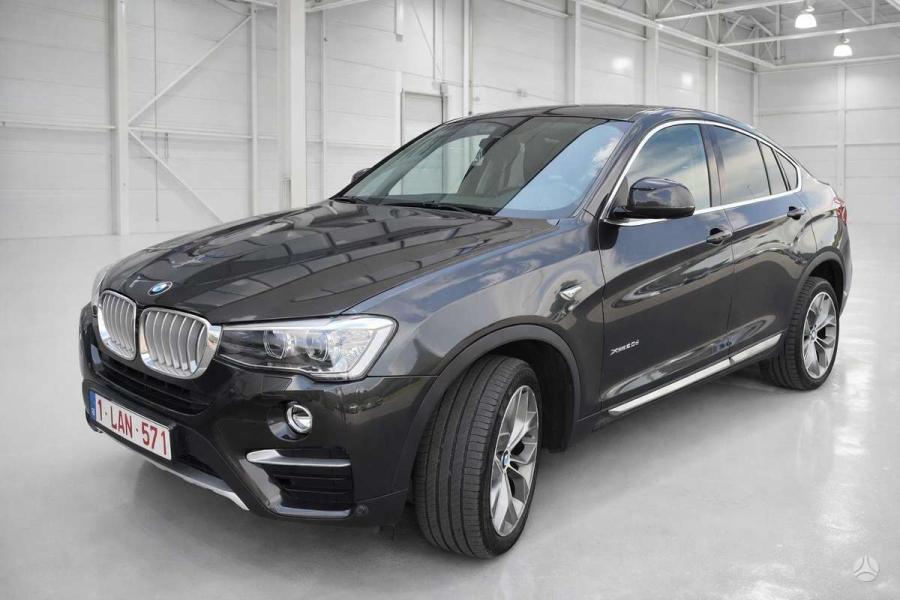 Black BMW X4 2015 in Vilnius, with an engine capacity of 2.00 L and mileage of 219 thousand km for 17600 €, photo 5 on AUTOMOTO.COM.LV