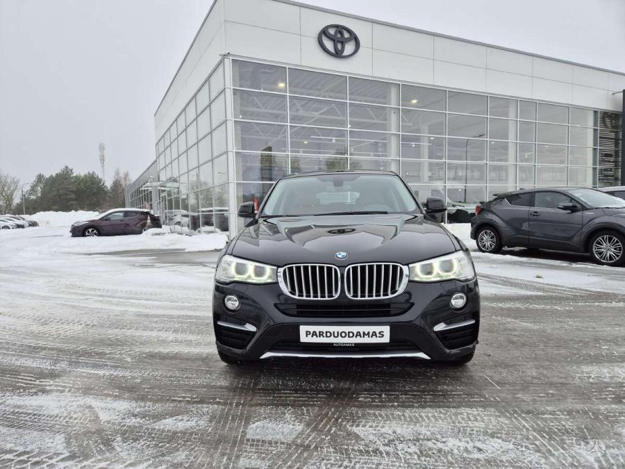 Black BMW X4 2015 in Panevezys, with an engine capacity of 2.00 L and mileage of 198 thousand km for 15750 €, photo 2 on AUTOMOTO.COM.LV
