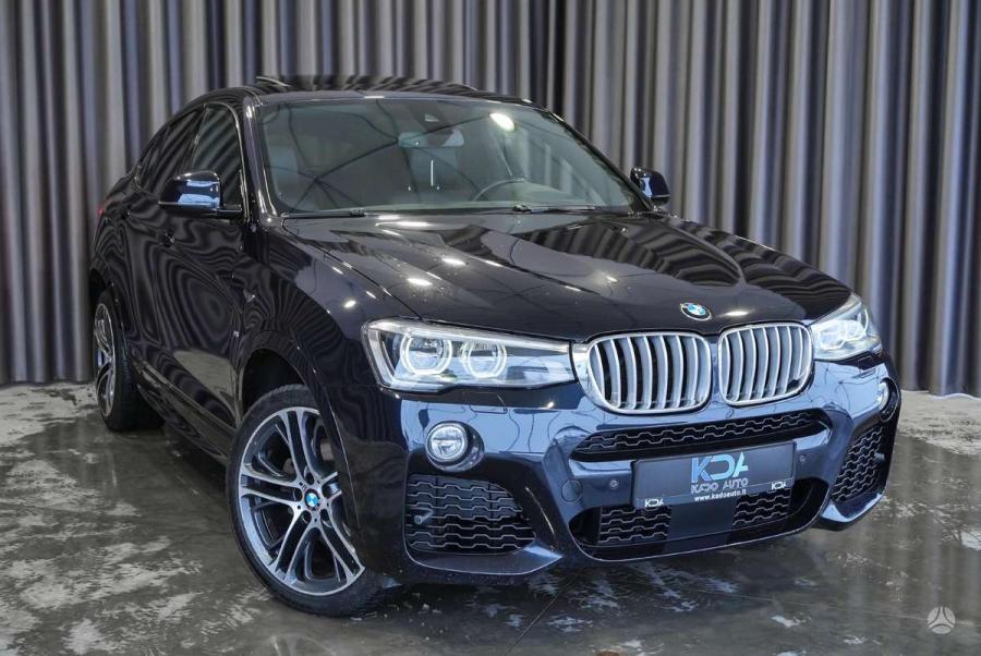 Black BMW X4 2015 in Marijampole, with an engine capacity of 2.99 L and mileage of 311 thousand km for 16950 €, photo 2 on AUTOMOTO.COM.LV