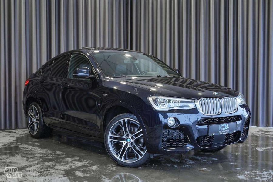 Black BMW X4 2015 in Marijampole, with an engine capacity of 3.00 L and mileage of 311 thousand km for 16950 €, photo 1 on AUTOMOTO.COM.LV