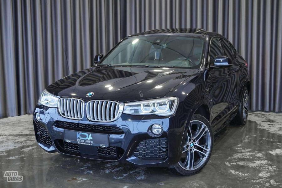 Black BMW X4 2015 in Marijampole, with an engine capacity of 3.00 L and mileage of 311 thousand km for 16950 €, photo 4 on AUTOMOTO.COM.LV