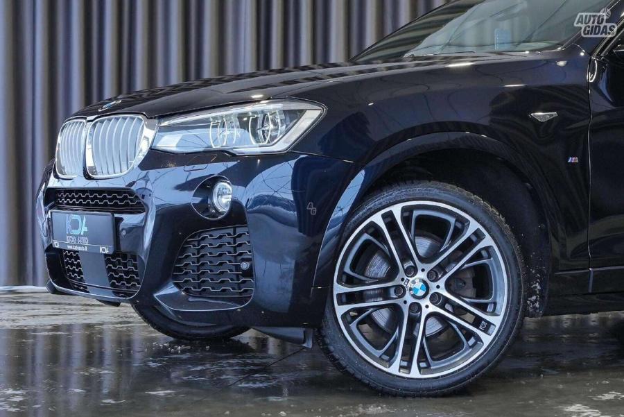 Black BMW X4 2015 in Marijampole, with an engine capacity of 3.00 L and mileage of 311 thousand km for 16950 €, photo 6 on AUTOMOTO.COM.LV