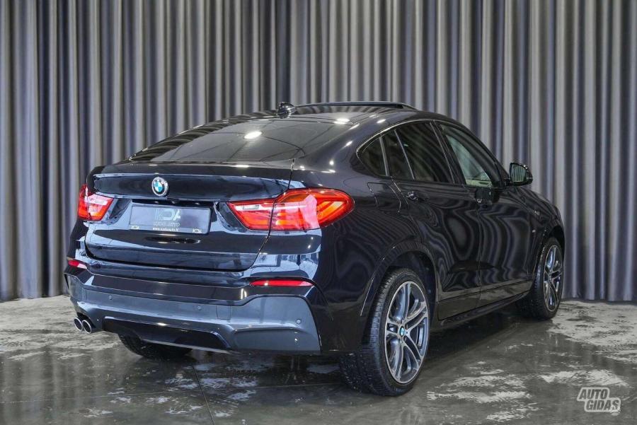 Black BMW X4 2015 in Marijampole, with an engine capacity of 3.00 L and mileage of 311 thousand km for 16950 €, photo 13 on AUTOMOTO.COM.LV
