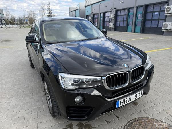 Black BMW X4 2015 in Vilnius, with an engine capacity of 2.00 L and mileage of 199 thousand km for 16250 €, photo 1 on AUTOMOTO.COM.LV