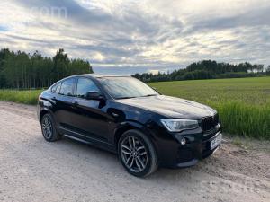 Black BMW X4 2015 in Valka, with an engine capacity of 3.00 L and mileage of 330 thousand km for 14800 €, photo  on AUTOMOTO.COM.LV
