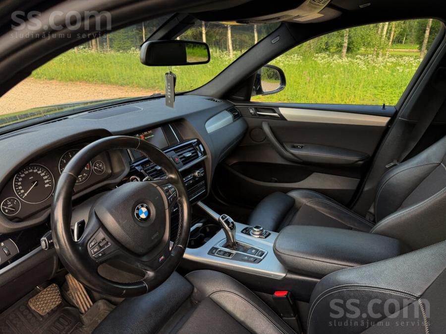 Melns BMW X4 2015 Valka, ar dzinēja tilpumu 3.00 L un nobraukumu 330 tūkst. km par 14800 €, foto 4 vietnē AUTOMOTO.COM.LV